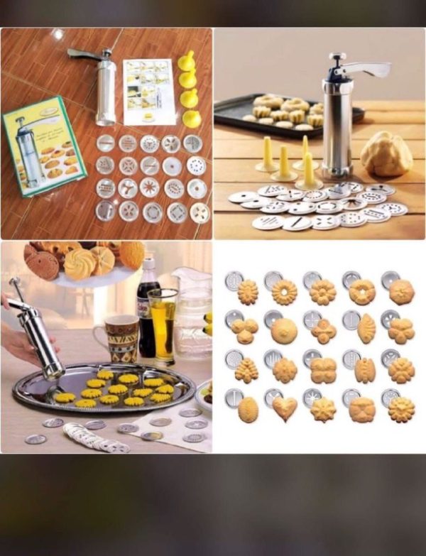 30 Designs Stainless Steel Cookie Dispenser – Sonell Mart