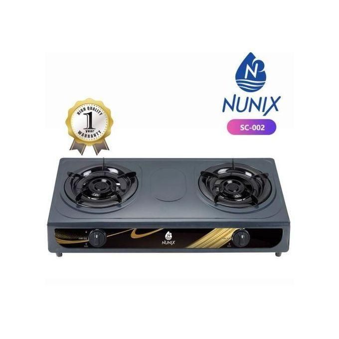 Nunix Auto-Ignition Stainless Steel 2-Burner Gas Cooker – Energy ...