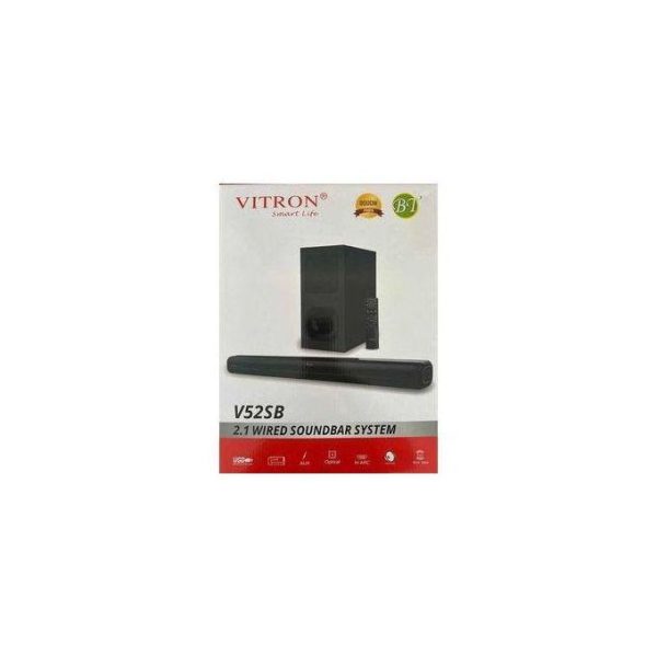Vitron V52SB 2.1 Wired Strong Soundbar System – Sonell Mart