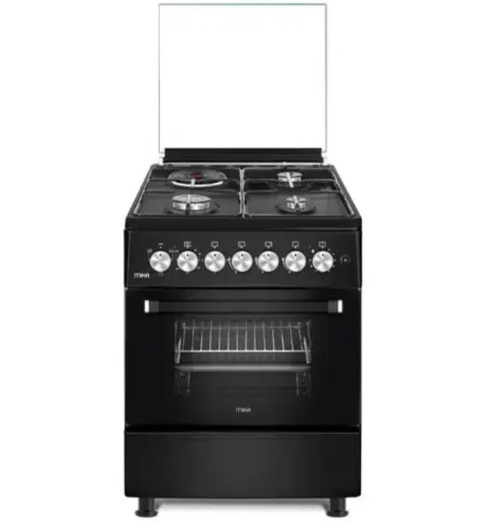 Mika Free Standing Cooker 58cm by 58cm, 3 Gas Pool Jet Burners +1 ...