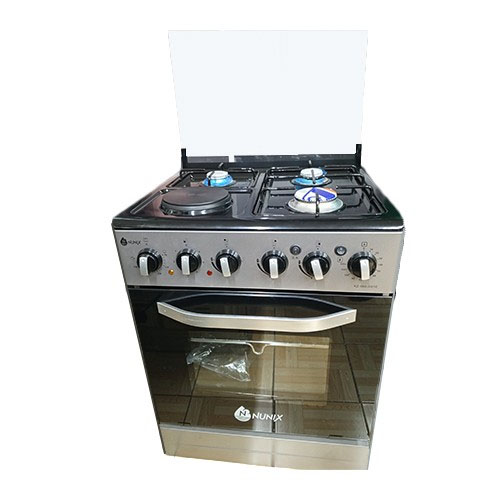 Nunix KZ660 60×60 3-Gas+1-Electric Gas cooker – Sonell Mart