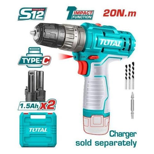 TOTAL TIDLI12202 Cordless Impact Drill 12V – Sonell Mart