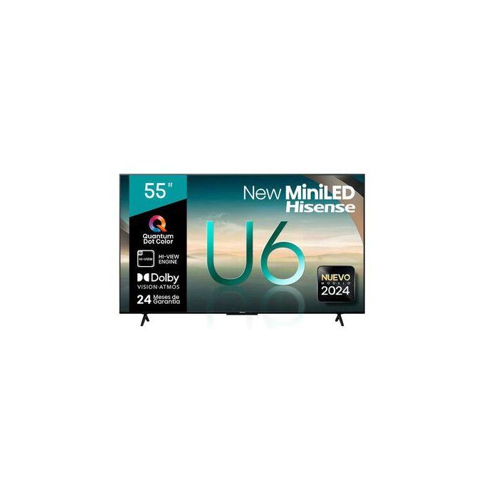 Hisense 55Inch U6N Pro Mini-LED ULED 4K ULTRA HD SMART TV, VOICE ...